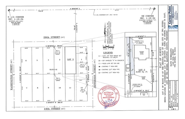 Plat of Lot Survey